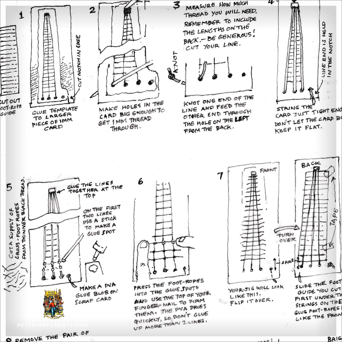 1680s Making Ratlines - Free Download – Peter's Paperboys