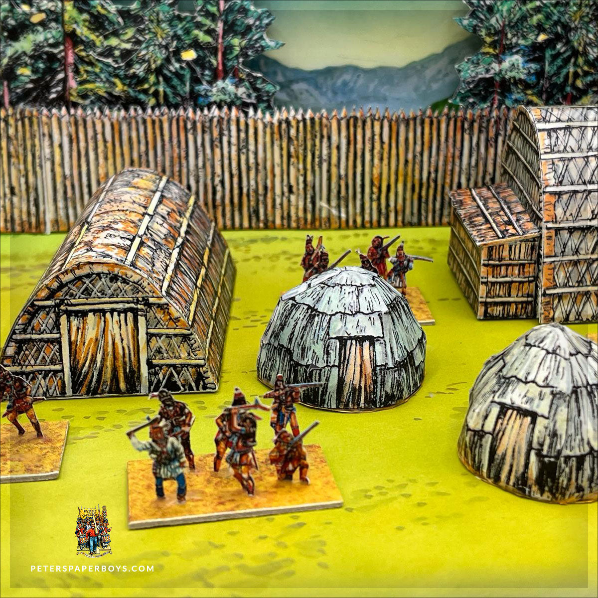 F.I.W. Wigwams, Long Houses & Indian Civilians Bundle 18mm – Peter's ...