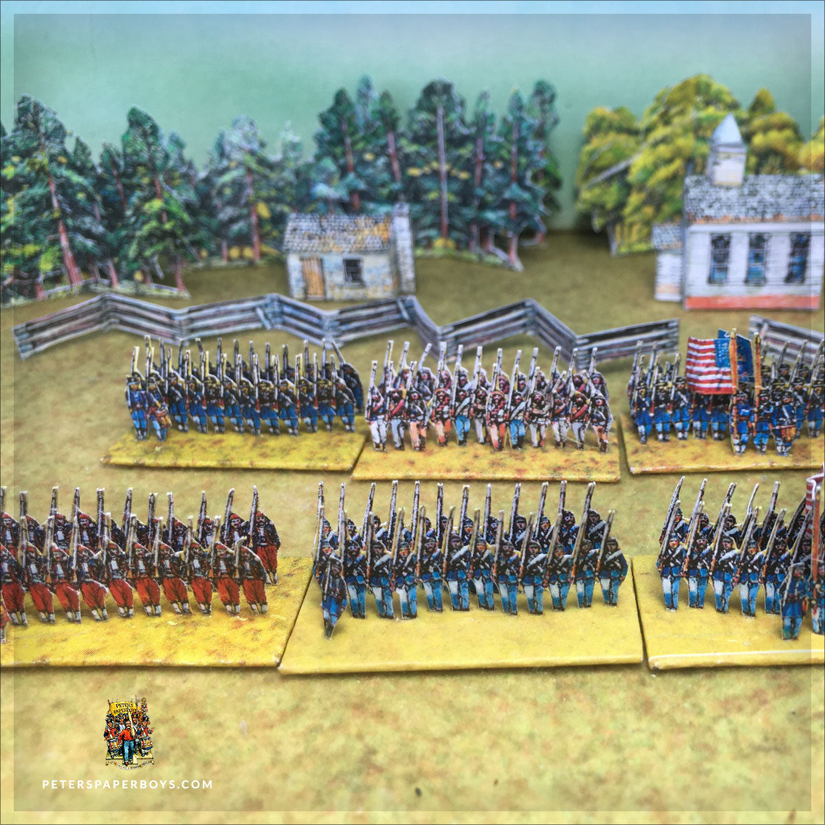 A.C.W. Figures Confederates / Union Bundle 10mm – Peter's Paperboys