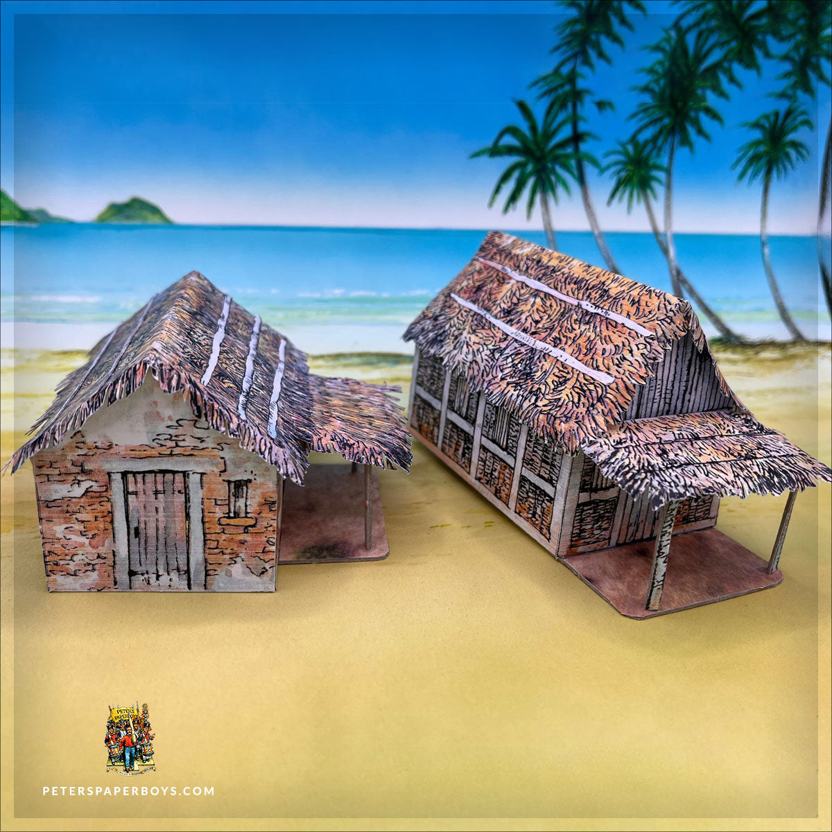 Caribbean Large Huts – Peter's Paperboys