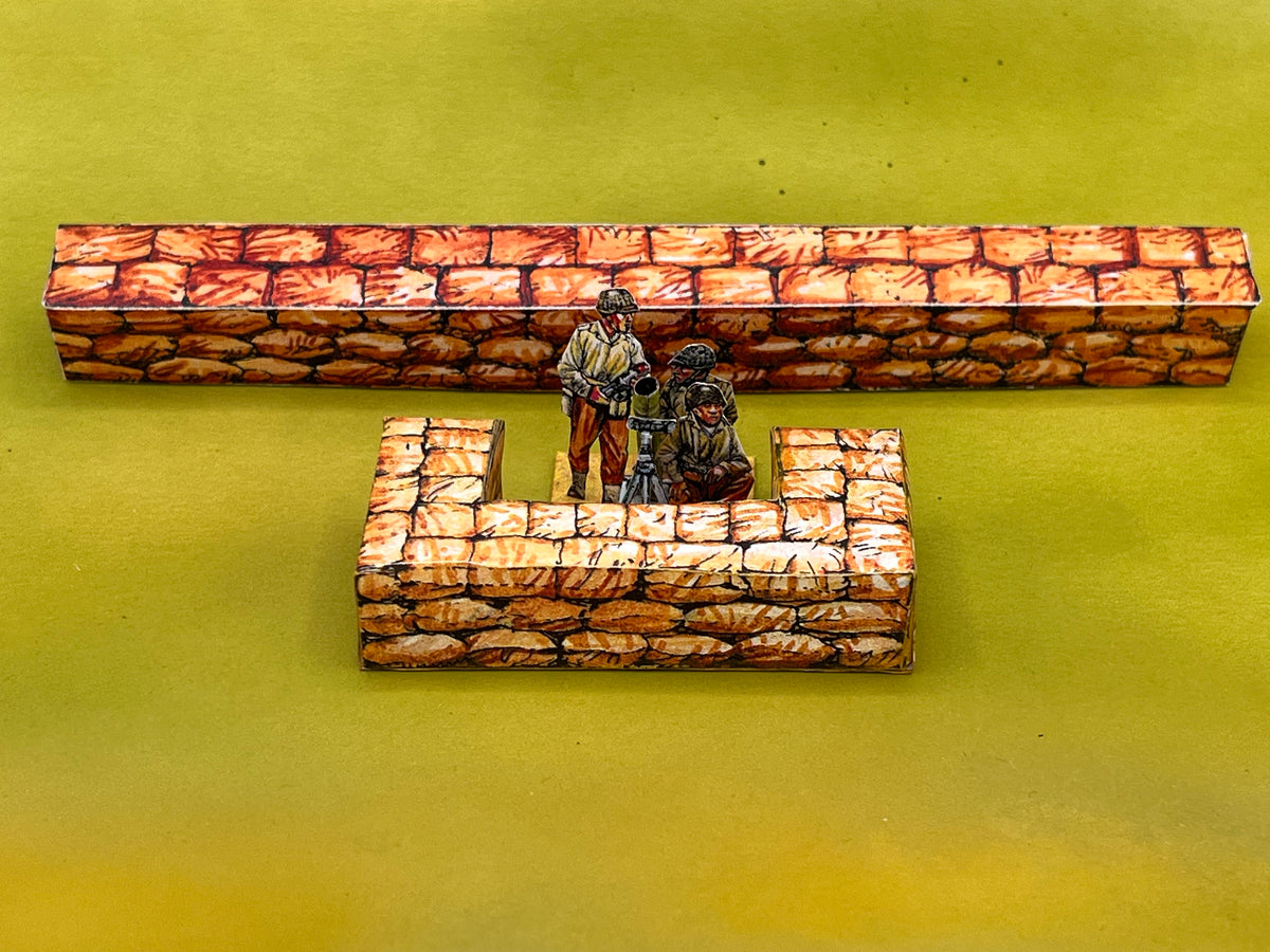 Sandbag position and sandbag wall – Peter's Paperboys