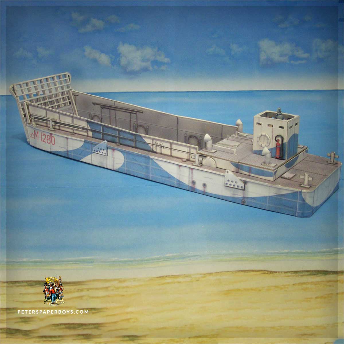 WW2 Royal Navy Landing Craft Mechanized 3 – Peter's Paperboys