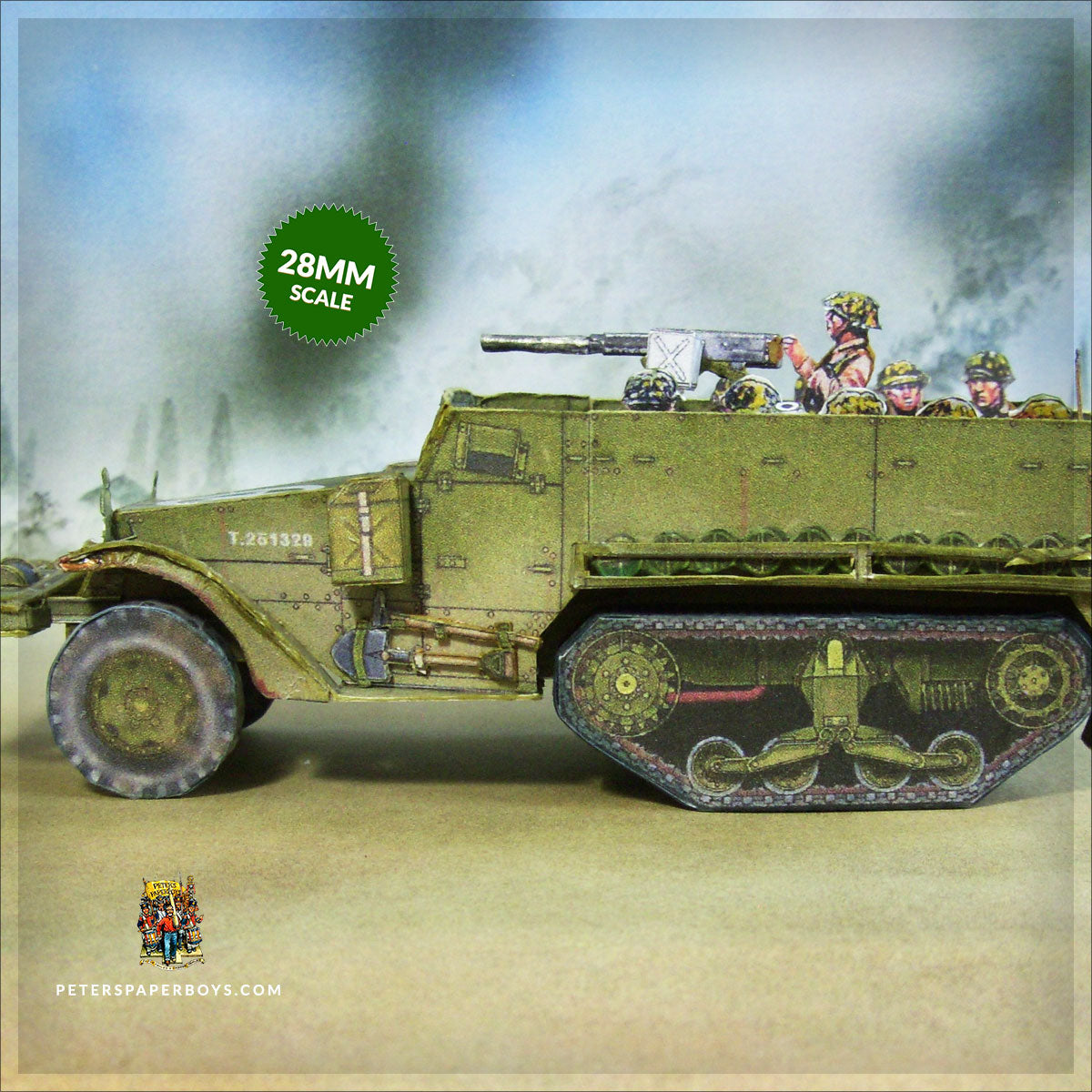 WW2 Half-Track M3A1 – Peter's Paperboys