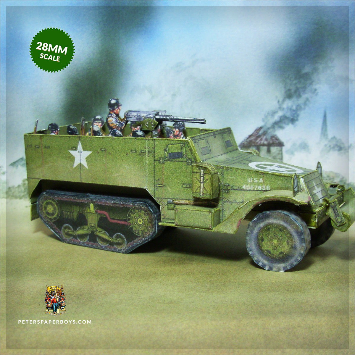WW2 Half-Track M3A1 – Peter's Paperboys