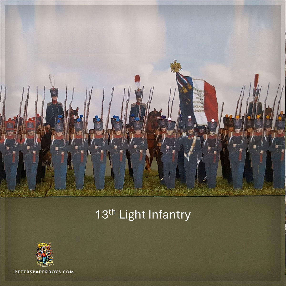 NapFlat France: Light Infantry 1815 – Peter's Paperboys