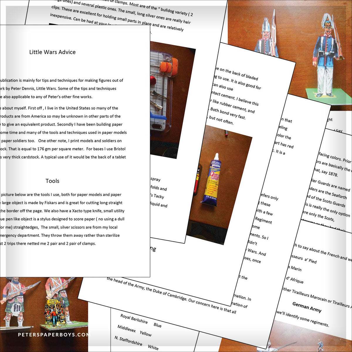 Little Wars Modelling Tips – Peter's Paperboys