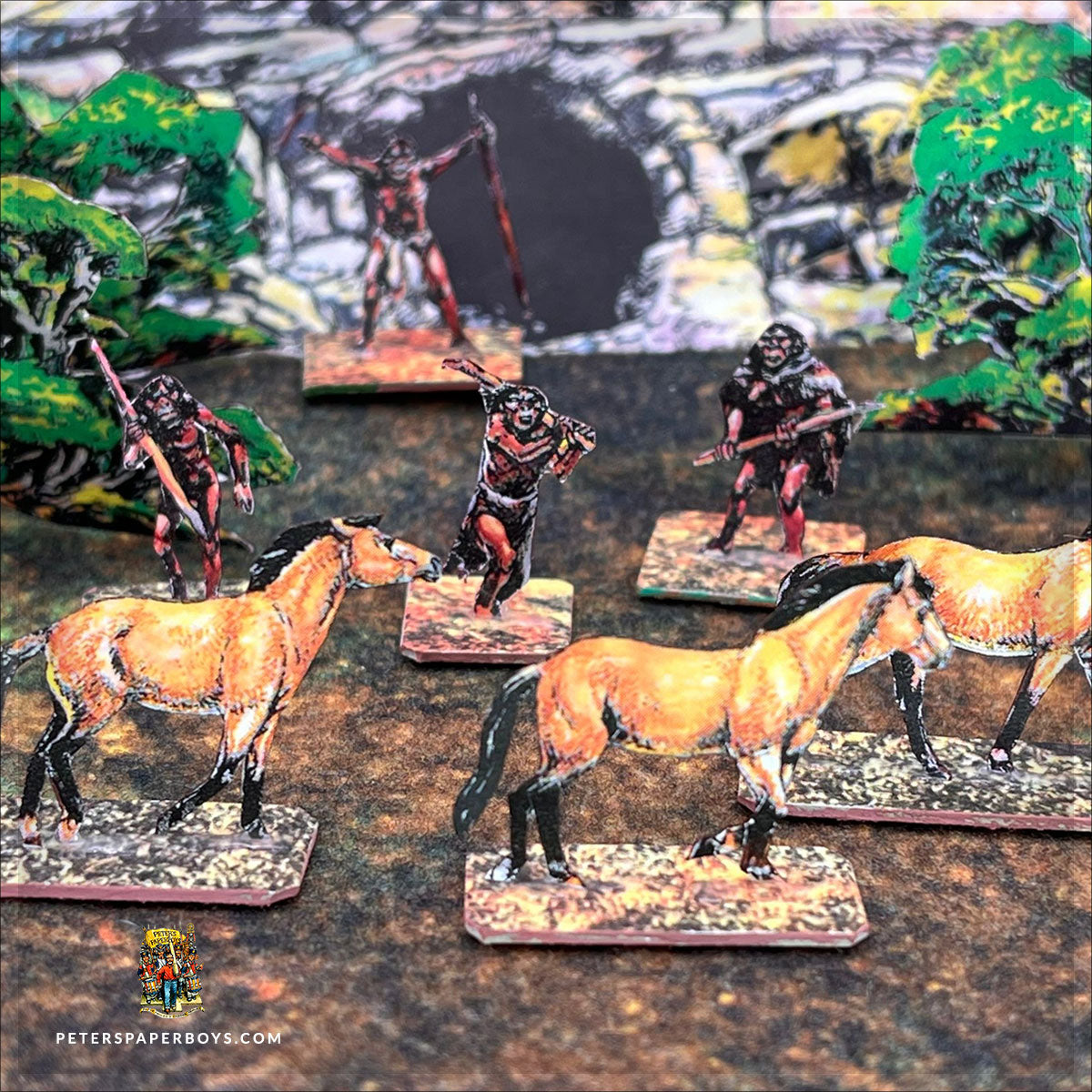 Stone Age Family Groups and Animals – Peter's Paperboys
