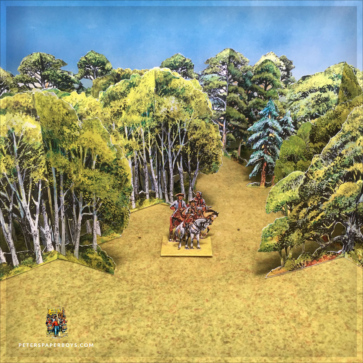 Trees 'Slot-In - Pines, Birches and Mixed Woodland 28mm – Peter's Paperboys