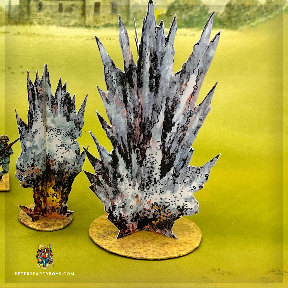 WW2 Artillery Explosion Markers – Peter's Paperboys