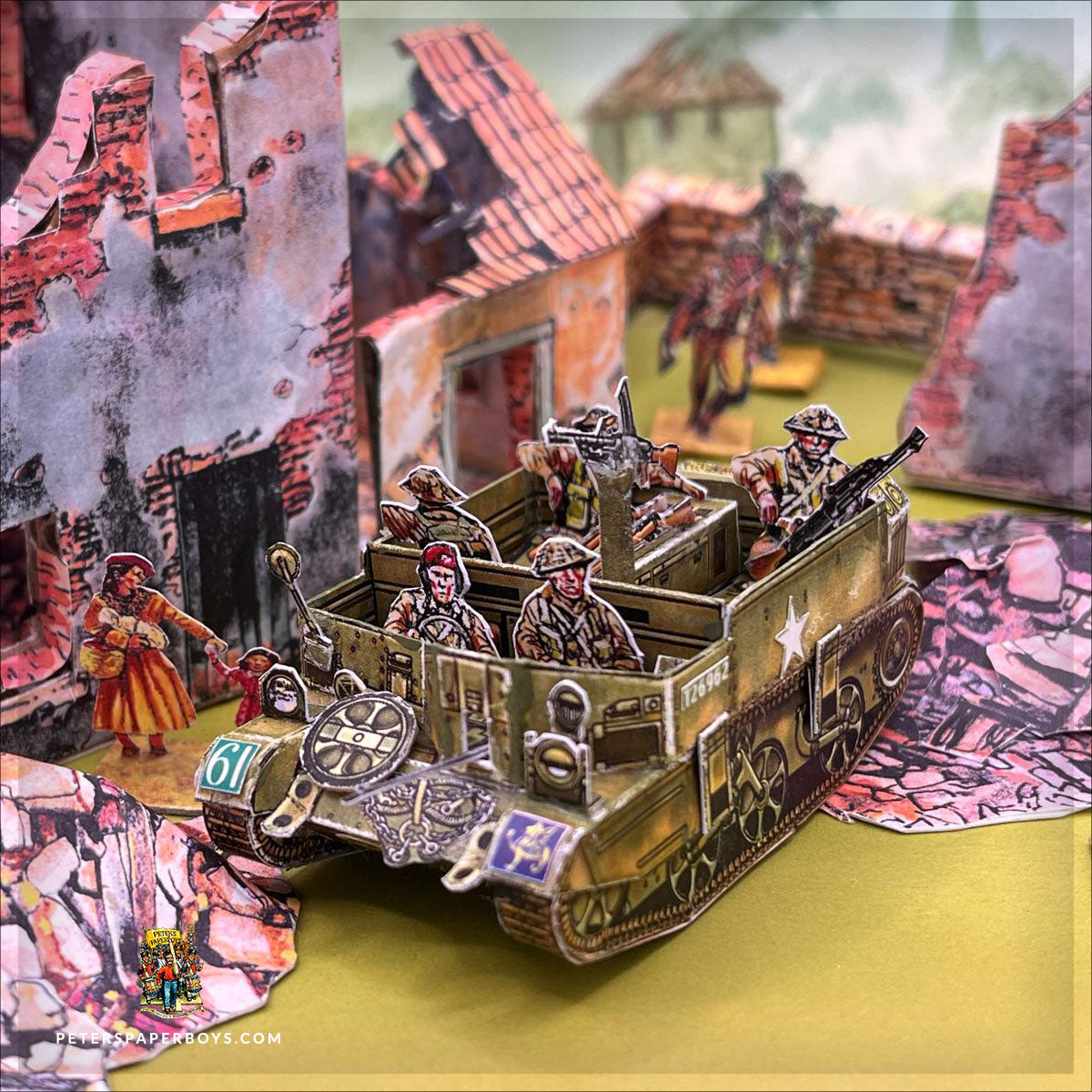WW2 Universal Carrier MKII 28mm – Peter's Paperboys