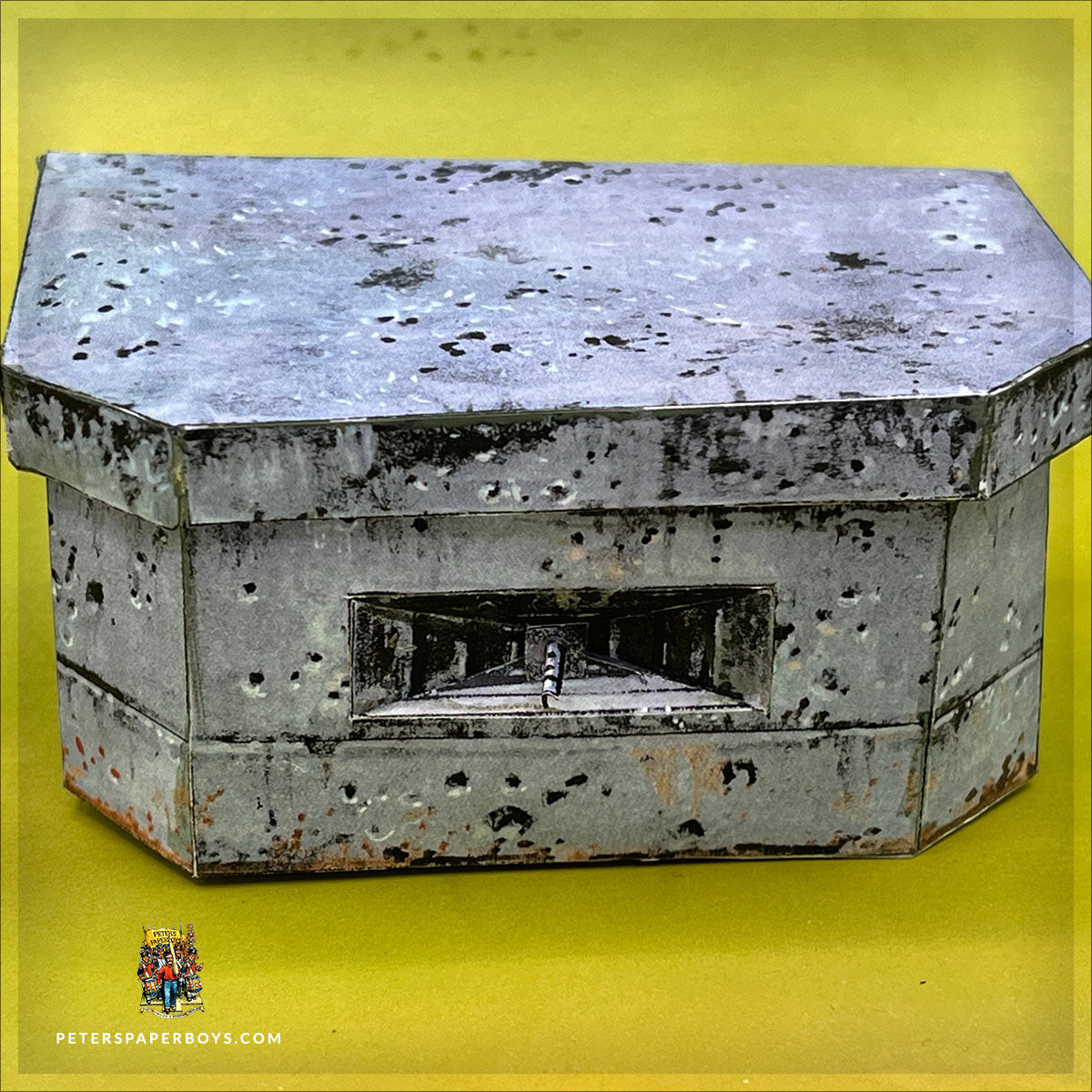 WW2 Concrete Machine-Gun Bunker 28mm – Peter's Paperboys