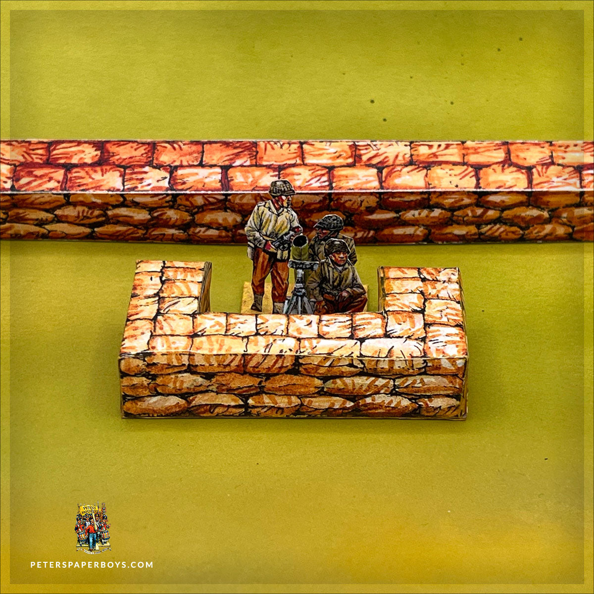WW2 Sandbag Position and Wall 28mm – Peter's Paperboys