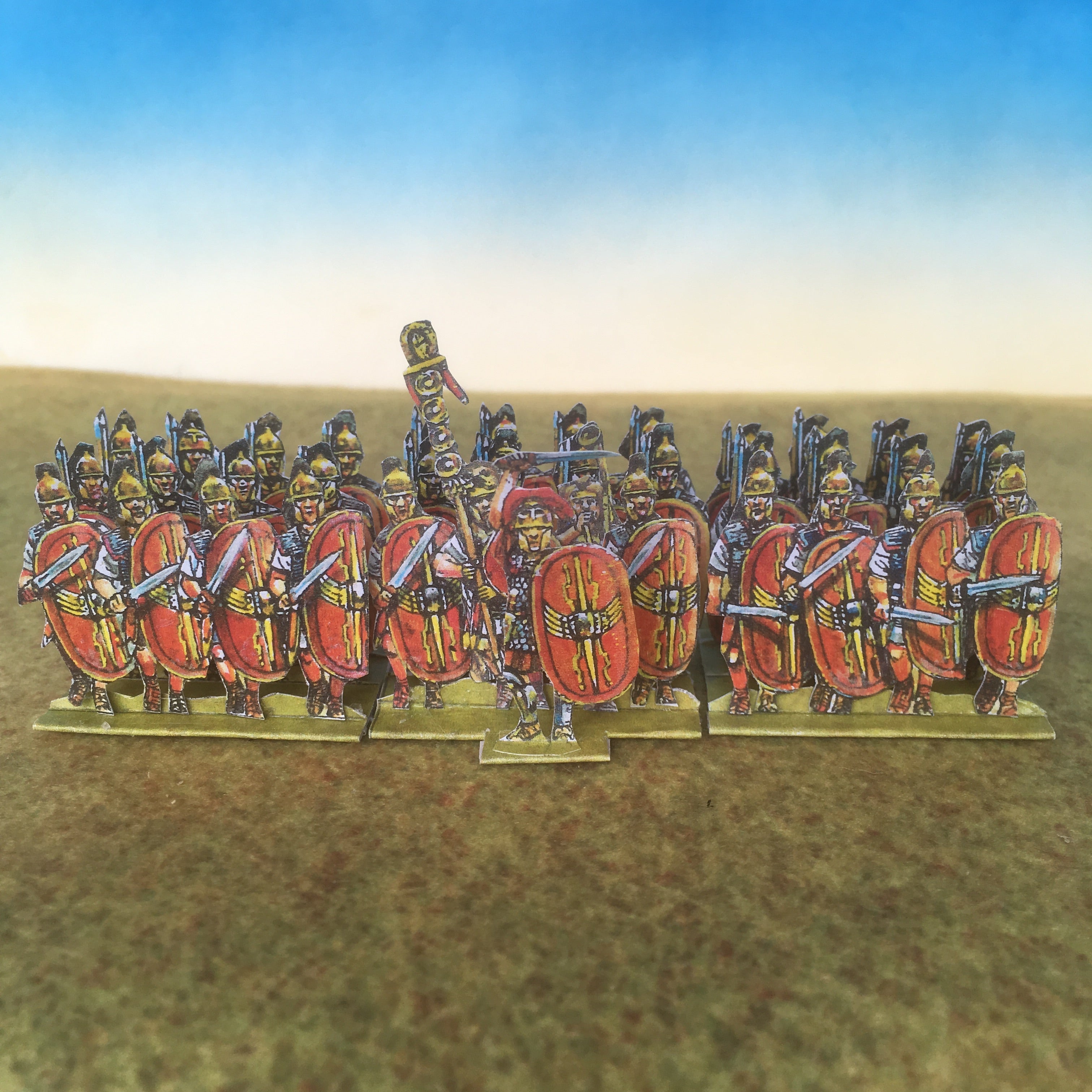 Roman Caesarian - Red Wing Shield Infantry – Peter's Paperboys