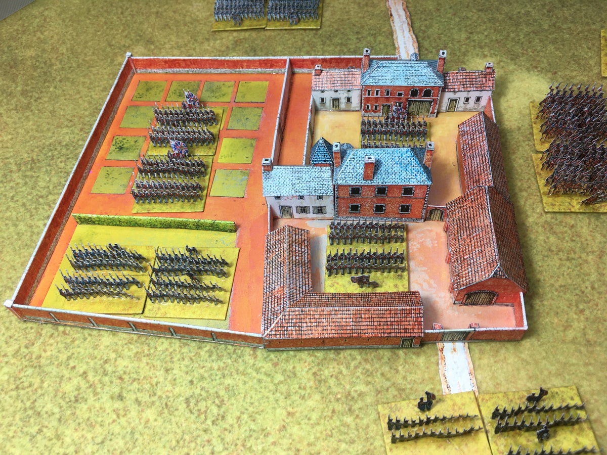 Waterloo buildings: Hougoumont and La Haye Sainte – Peter's Paperboys