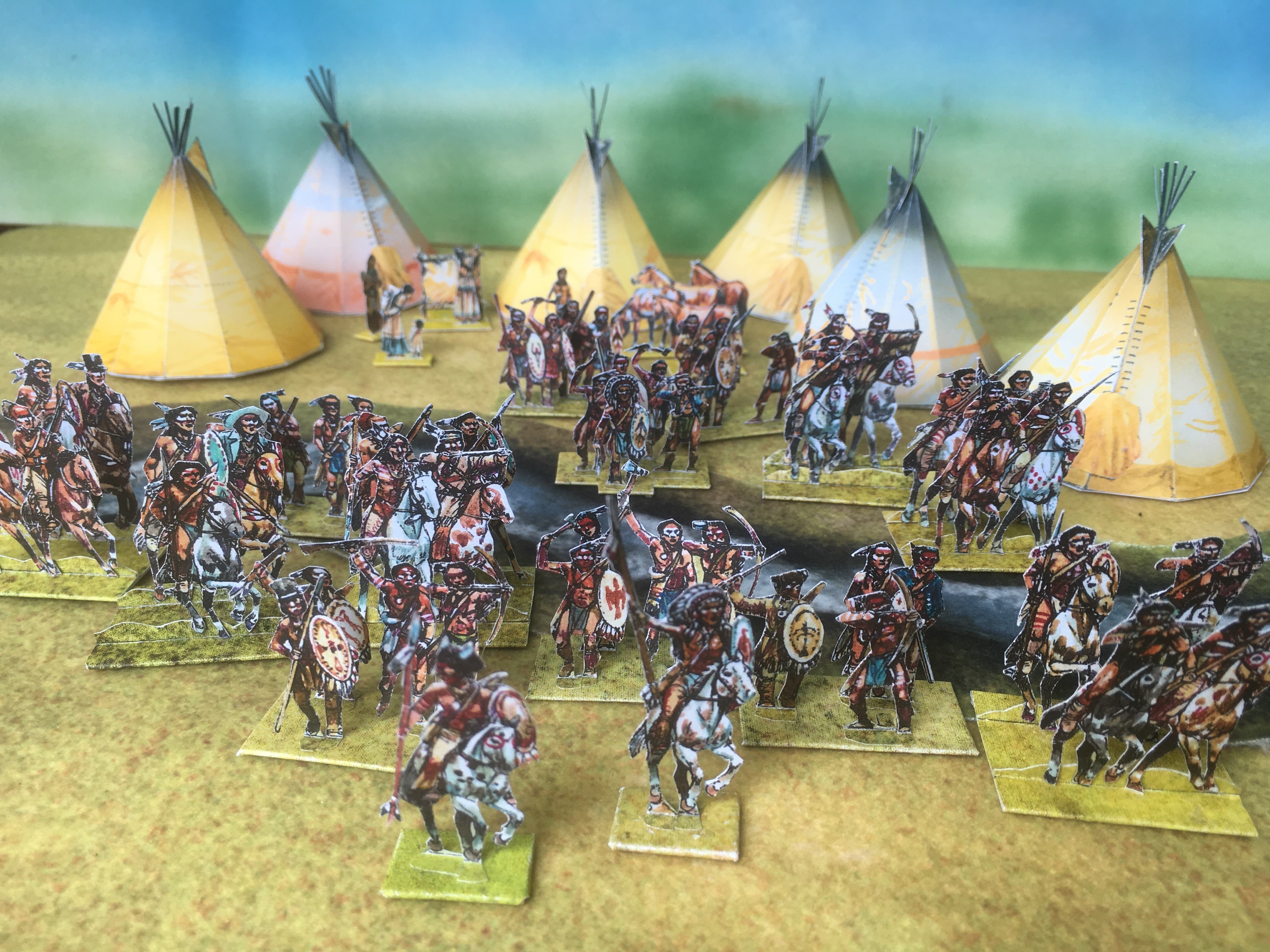 Comanche Warriors (all sheets) – Peter's Paperboys