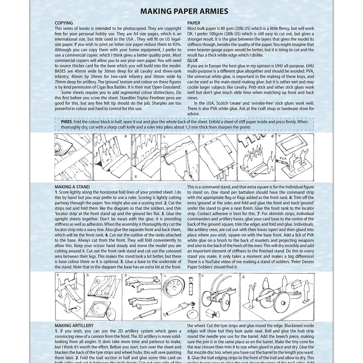 Making Paper Armies – Peter's Paperboys