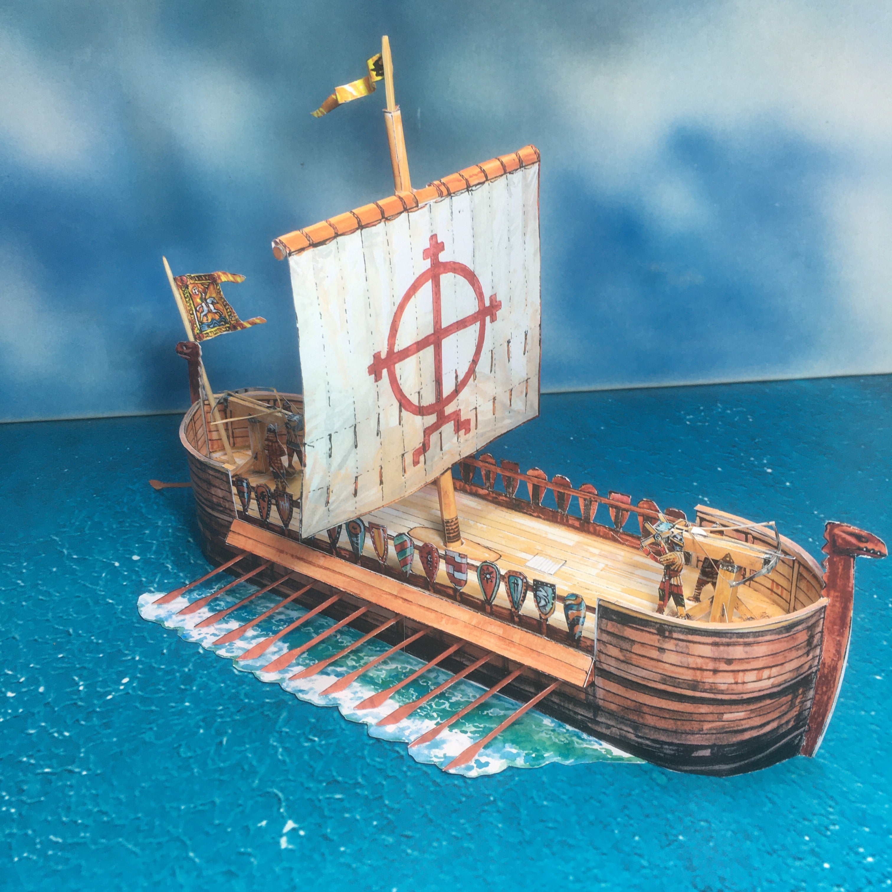 Medieval Rus Galley – Peter's Paperboys